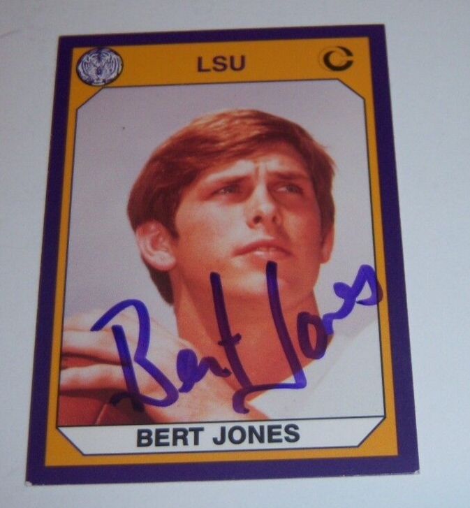BERT JONES LSU TIGERS,BALTIMORE COLTS LAST ONE JSA/COA/STAMP SIGNED ...