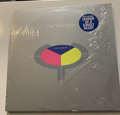 Yes 90125 vinyl lp Shrink Wrap Ripped a Bit See Description | eBay