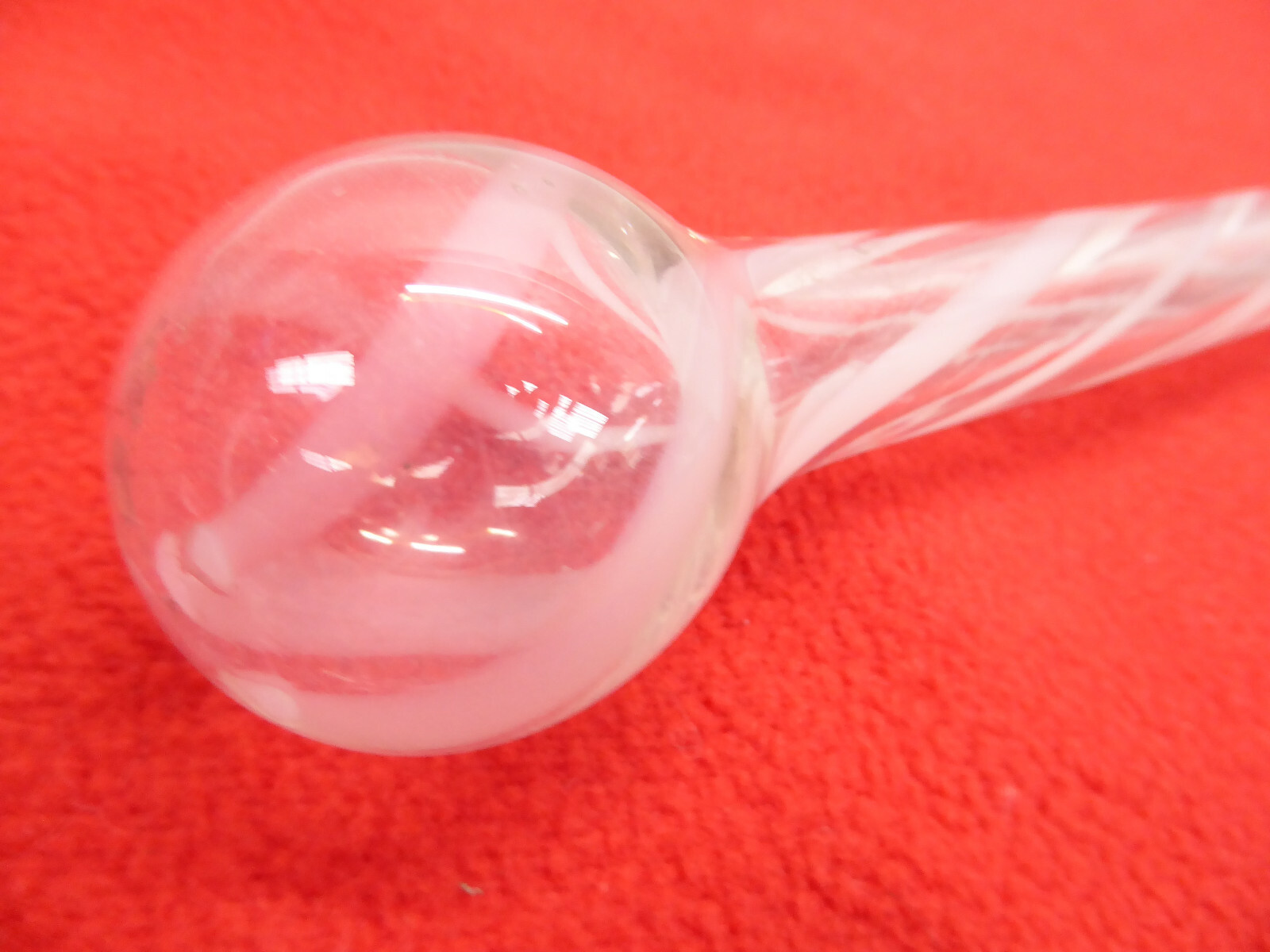 38" HOLLOW GLASS PARADE CANE / WALKING STICK | eBay