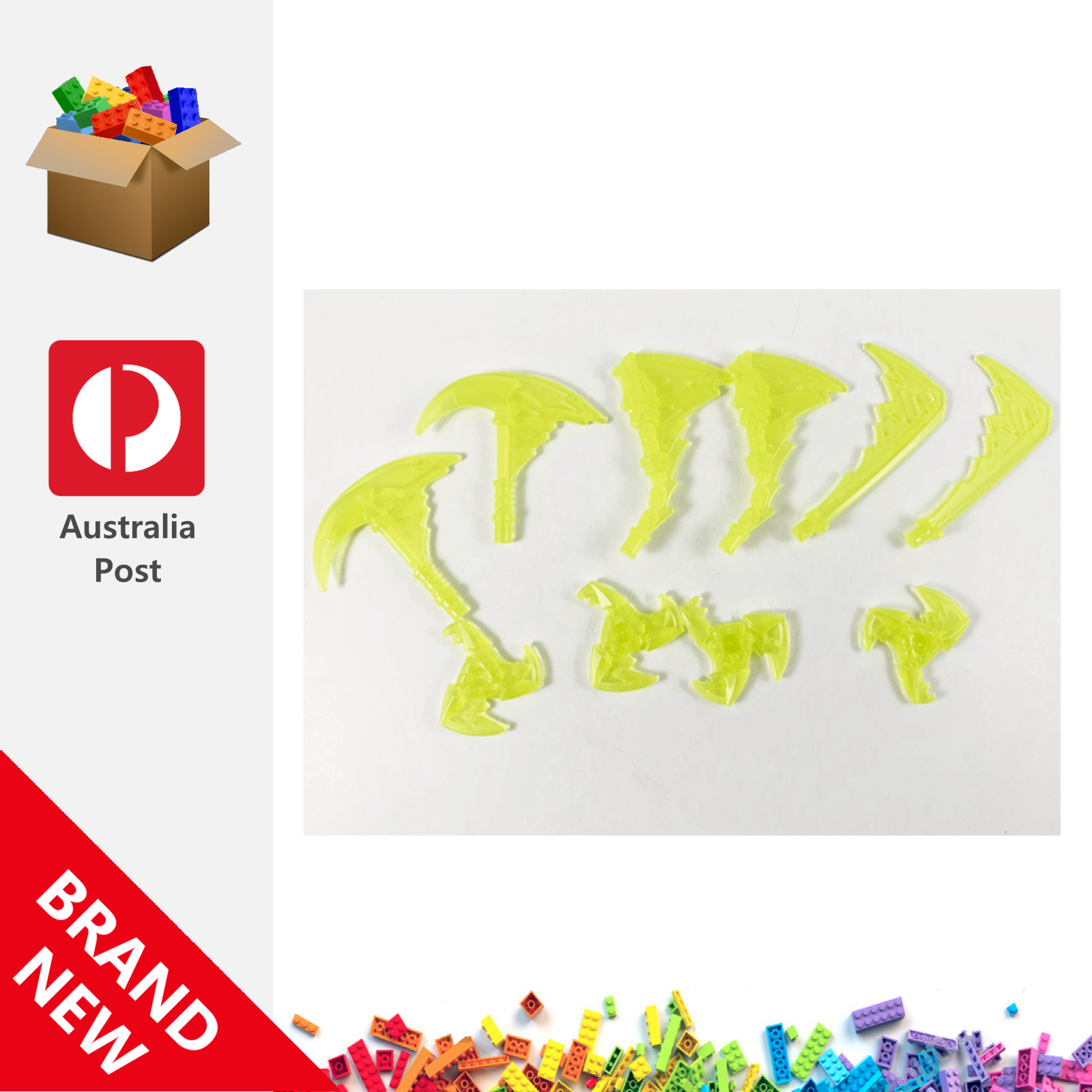 Genuine LEGO™ - Minifigure Weapon Pack Sickles Swords - 73766 New Parts ...