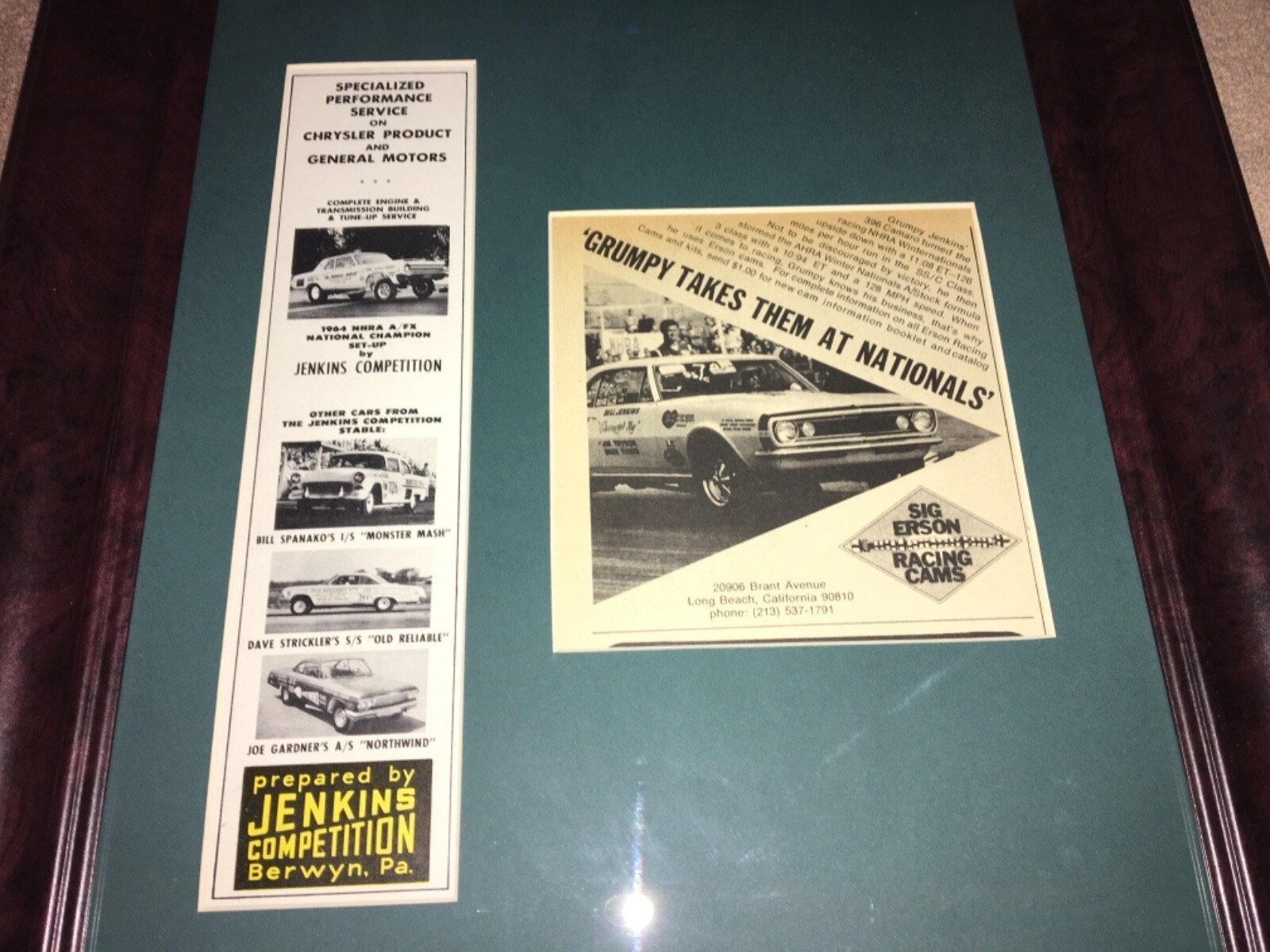 Original Bill Grumpy Jenkins Jenkins Competition Magazine ...