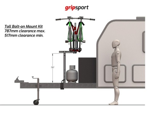 Gripsport Van-Rack 4-Bike Tilting/Standard/Tall Bolt-on Kit | eBay