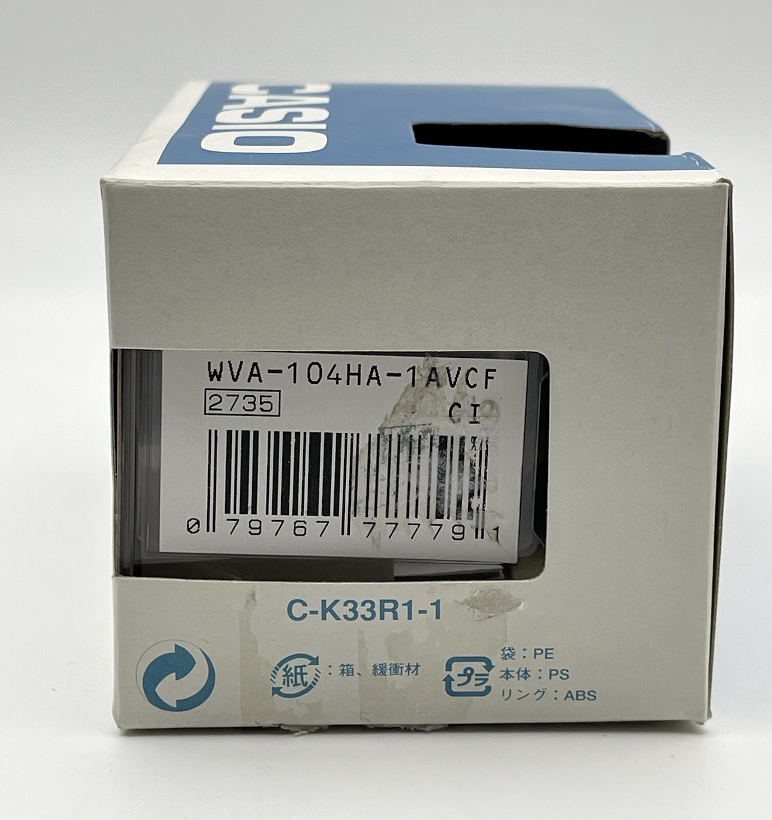 CASIO Wave Ceptor 2735 WVA-104H Water Resistant 5bar World Time New In ...