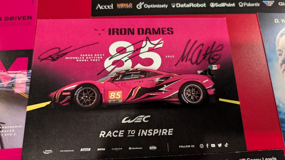 Iron Dames Forte Lamborghini Hero Card lot of 13 w/autographs IMSA | eBay