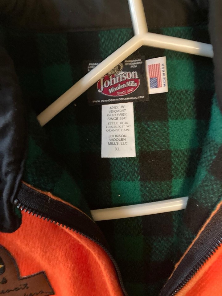 Larry Benoit Johnson Wool Hunting Jacket New Original Jacket That ...