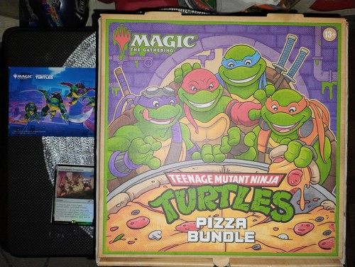 TMNT Magic The Gathering Pizza Bundle Box And Promo Card NYCC Exclusive ...