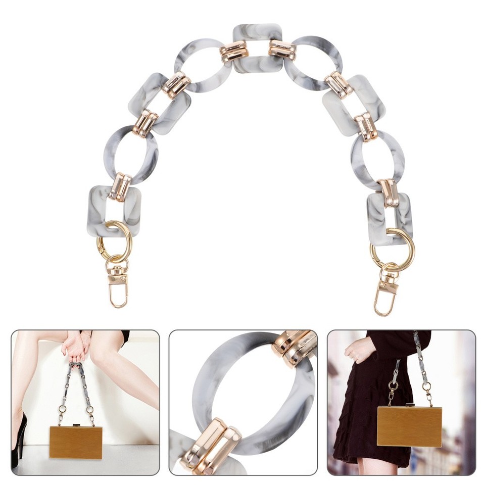 DIY Bag Chain Resin Handbag Chain Practical Replacement Bag Chain Purse ...