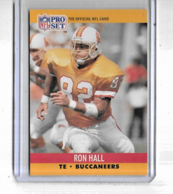 1990 Pro Set Football #655 Ron Hall Tampa Bay Buccaneers | eBay