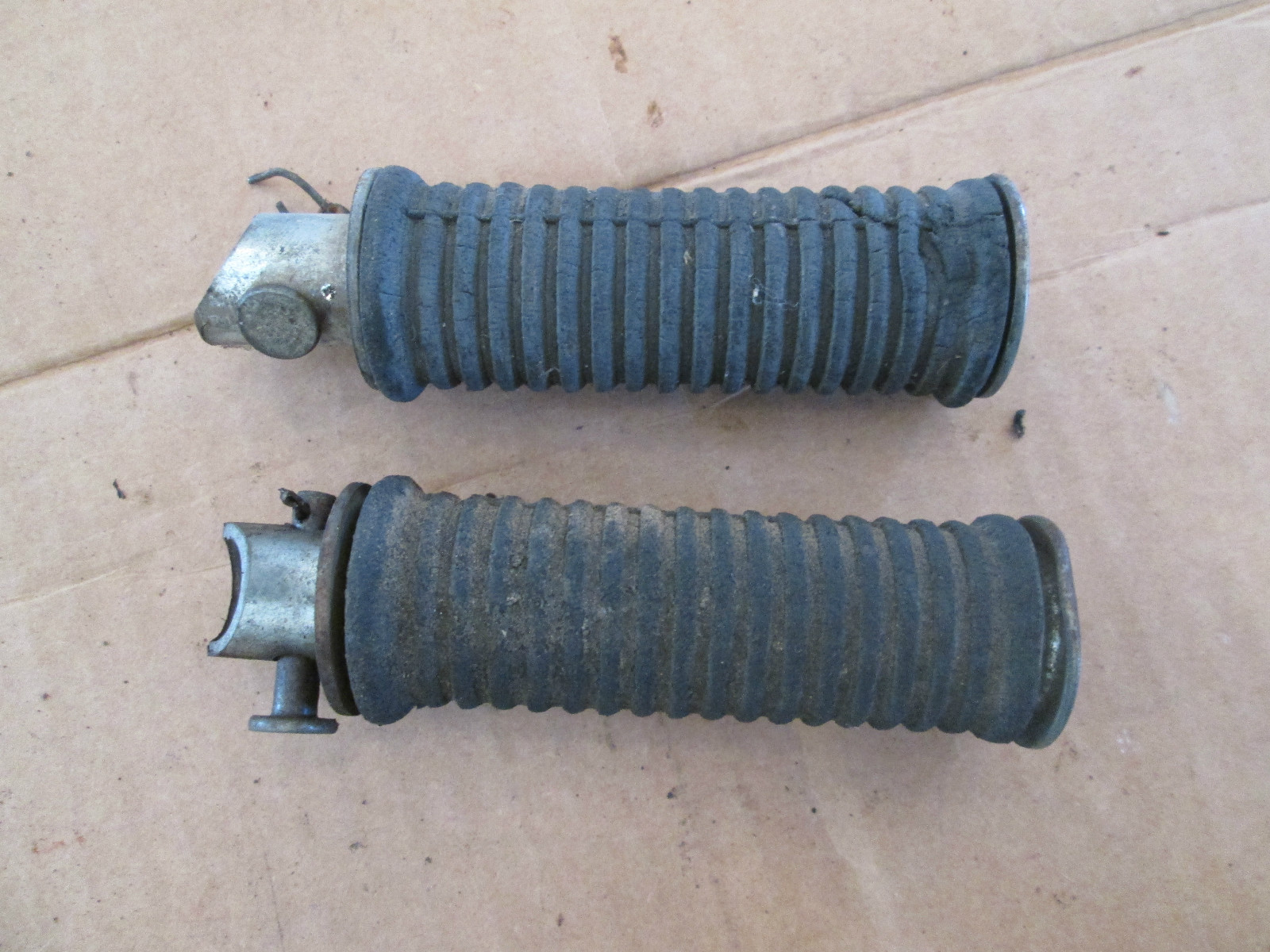 1966 Bridgestone BS90 BS 90 rear back footpegs foot pegs peg rests rest ...