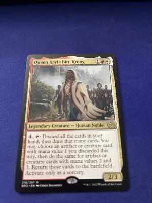 MTG Queen Kayla bin-Kroog The Brothers' War 218/287 Regular Rare | eBay