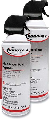 Innovera IVR10012 10 Oz. Can Compressed Air Duster Cleaner 2/Pack ...