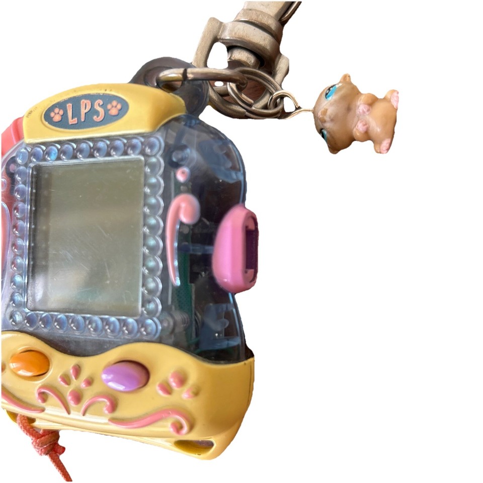 2005 Littlest Pet Shop Digital Virtual Pet Hamster Electronic Keychain ...