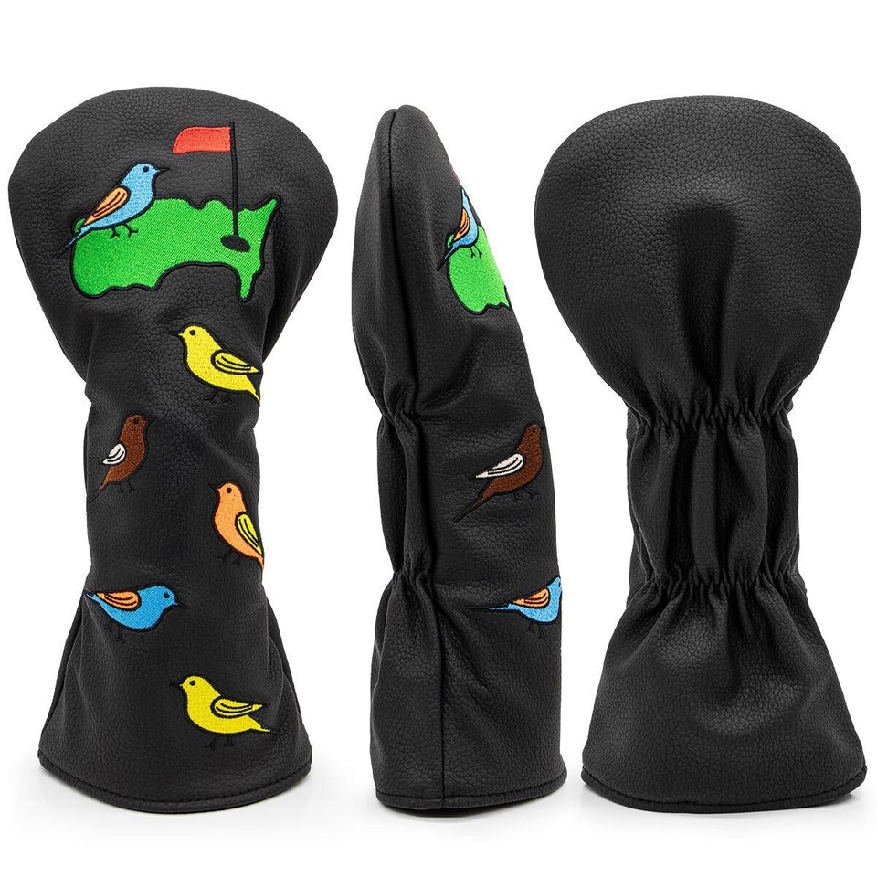 Colorful Bird Pattern Golf Club Head Cover Driver #3#5 Wood Hybrid UT ...