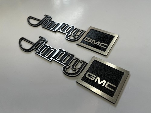 Jimmy GMC Squarebody Emblem x2 CNC Billet C10 C20 C30 Badge Chevy K5 | eBay