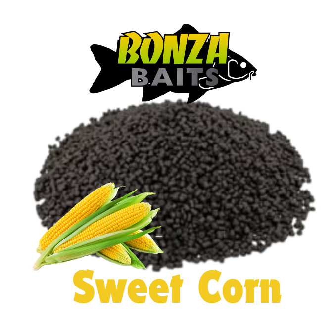 Bonza Baits Flavoured Pellets Sweet Corn Carp Fishing most Sizes. | eBay UK