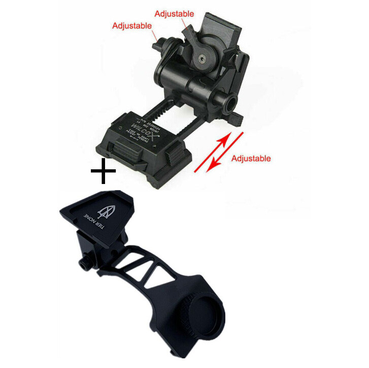 Metal L4G24 Helmet NVG Mount + NVM14 MUM14 J Arm Night Vision Mount ...