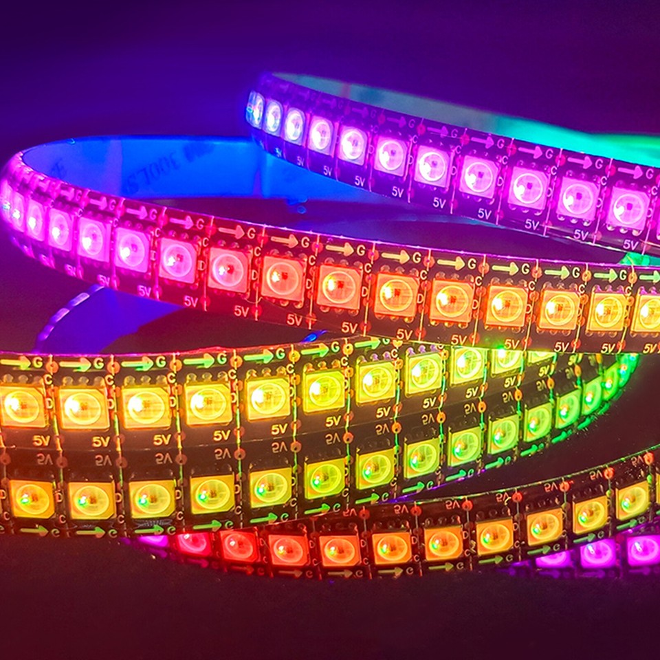 WS2811 LED Strip Ligths 5m 5050 RGB Dream Color 150/300 LED Strip Light ...