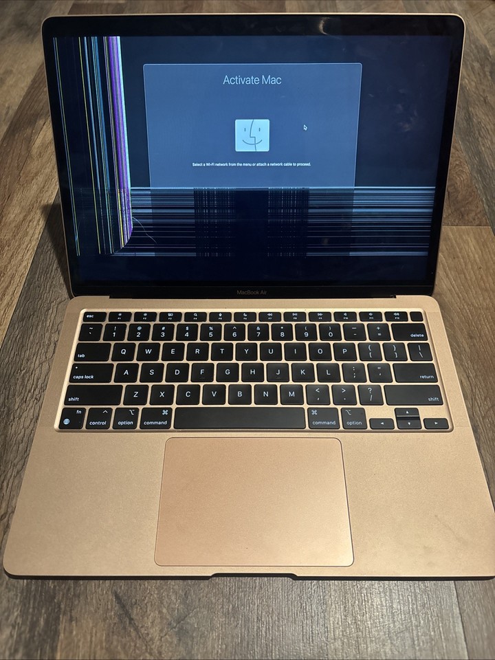 Apple MacBook Air M1 2020 A2337 Rose Gold for Parts Only Screen Is ...