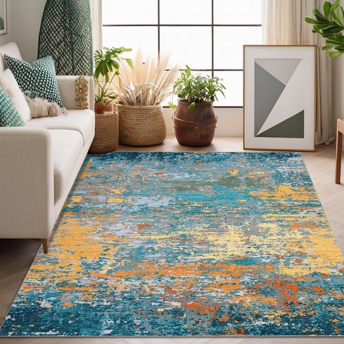 Area Rug 10x13 Rugs for Living Room Modern Abstract Rug Large Area Rug ...