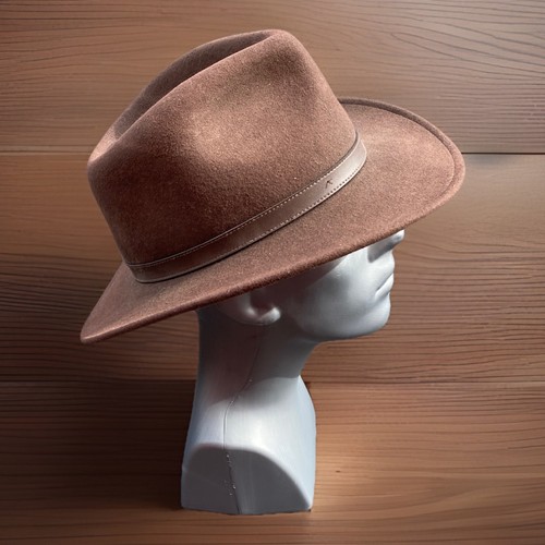 Pendleton 100% WOOL Indiana Western Fedora Outback Hat Brown Size X ...