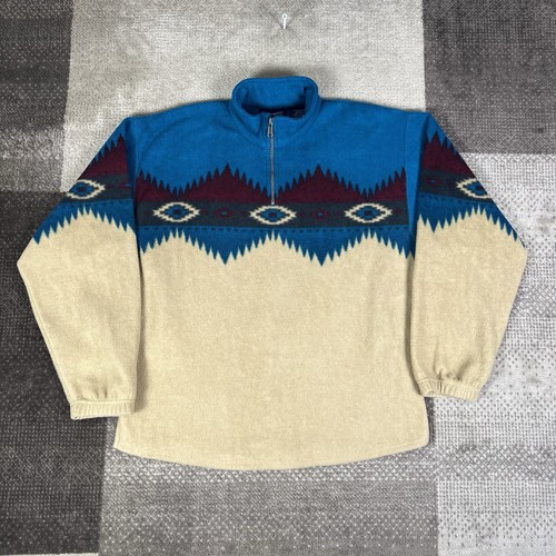 Vintage Wrangler Aztec Fleece Sweater Women’s Size 2XL Colorful | eBay