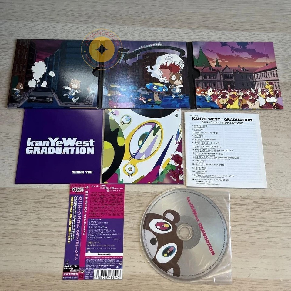 Kanye West "Graduation" + 2 bonus tracks JAPAN Limited Edition CD NEW ...