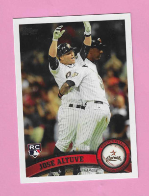 2011 Topps Update #132 Jose Altuve RC rookie card - Houston Astros | eBay