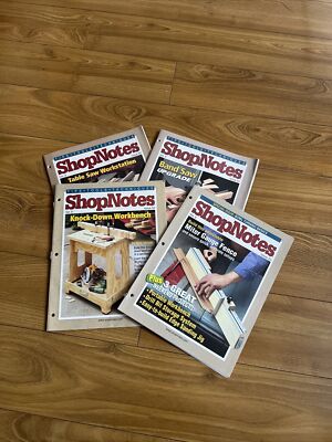 ShopNotes Magazine Lot Of 4 Volume 9 Issues 50-53 | eBay