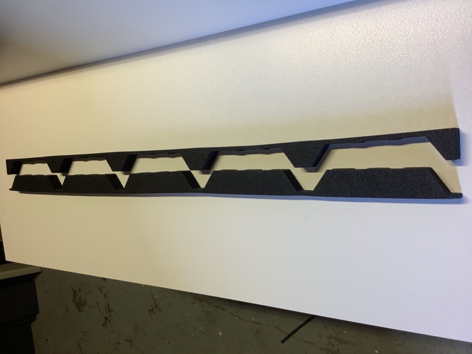 19/1000 Box Profile Foam Eaves Fillers Roofing Sheets 10no Pairs for ...