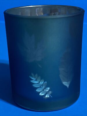 Autumn Leaf Blue Voltaire Electroplated Candle Holder | eBay