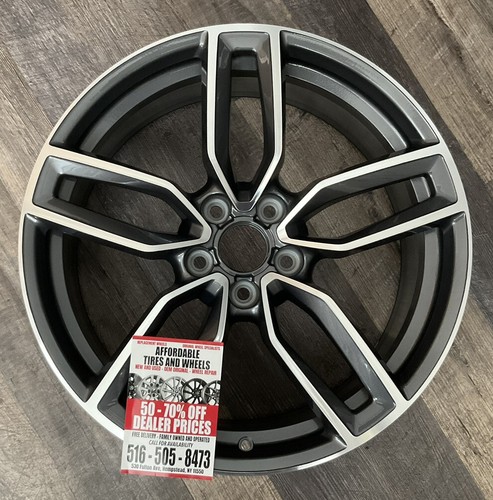 Audi A3 S3 2015 2016 2017 2018 58952 97167 OEM wheel 19 x 8 CNC Dark ...