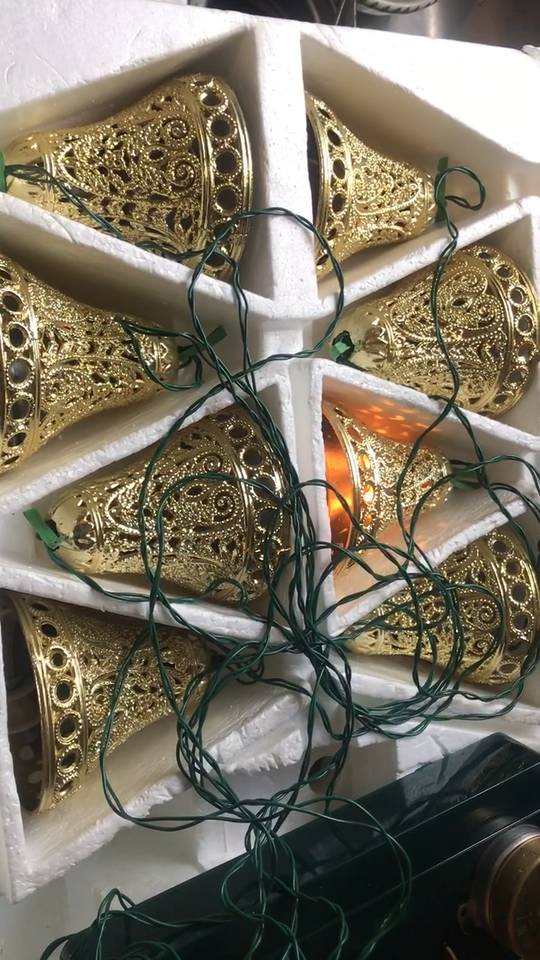 Merry Glow Round The Ringing Bells Of Christmas String Lights Guilden ...