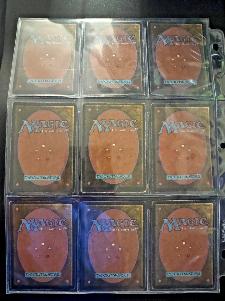 MTG REVISED lot - Sol Ring, Lord of the Pit, Demonic Tutor, Armageddon ...