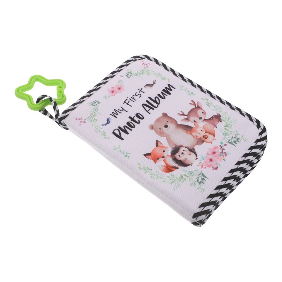 Baby Photo Album - My First Family Cloth Keepsake Fabric Photo Book ...
