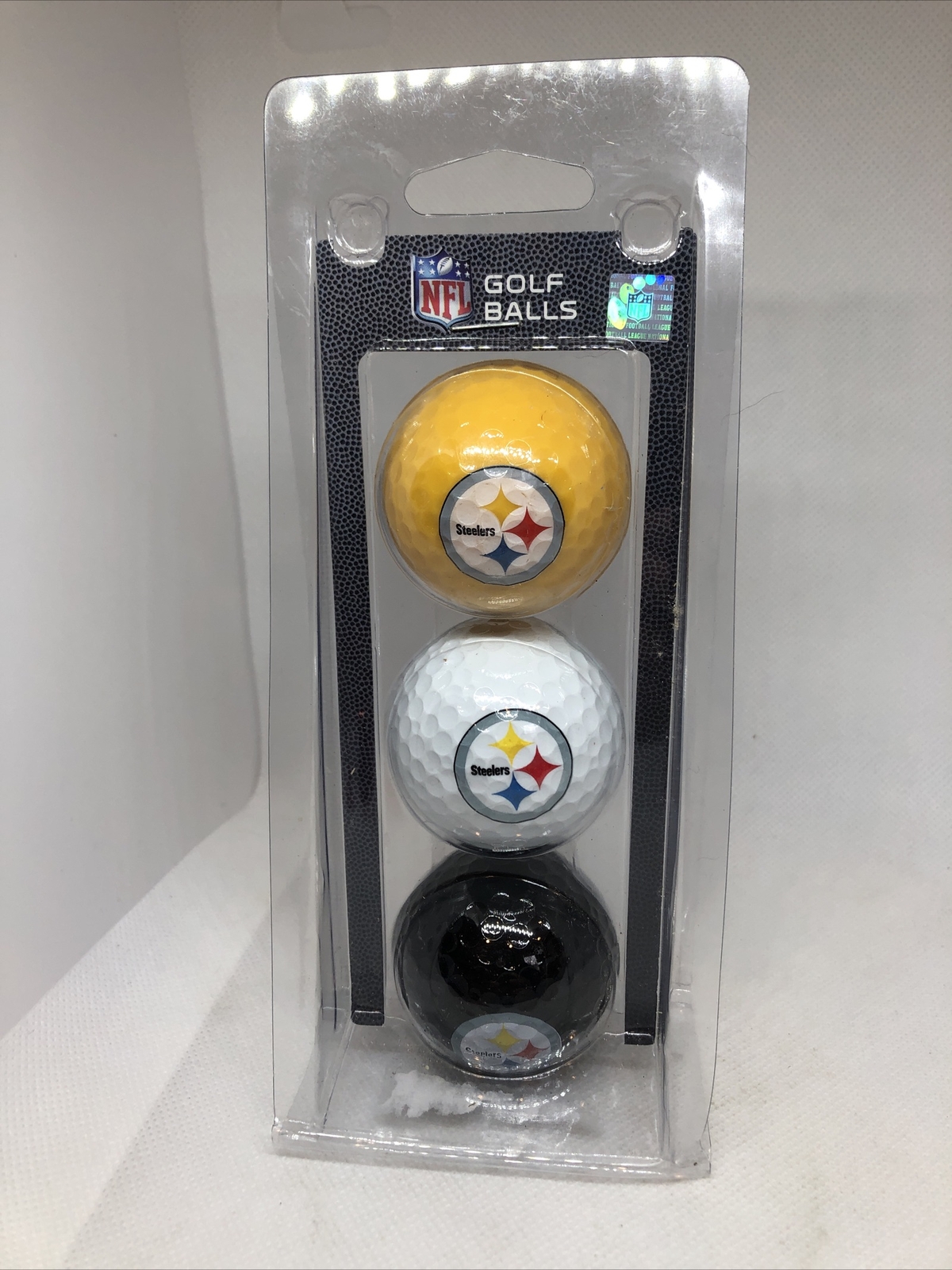 Pittsburgh Steelers Golf Balls NFL 3 Ball Clam Pack NEW | eBay