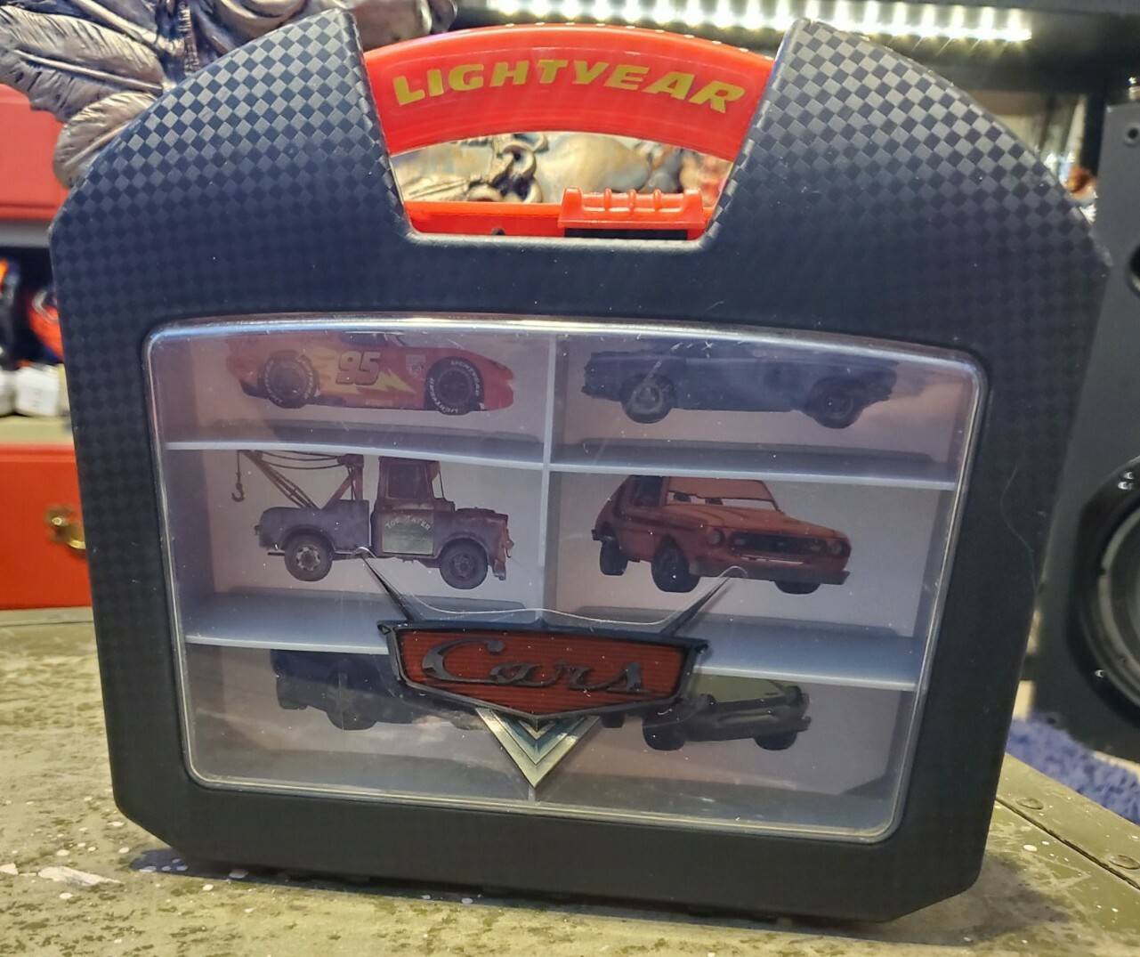 Disney Pixar Cars Carrying Case Holds 6 Cars + 6 Cars | eBay