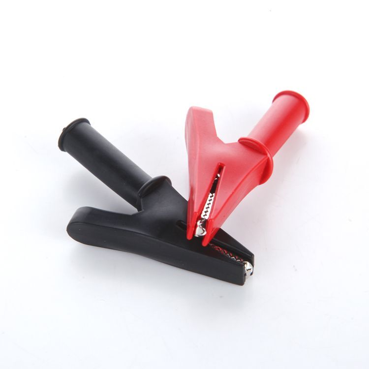 Crocodile Alligator Clips Test Clamp Wire Clip Terminal 4mm Socket ...