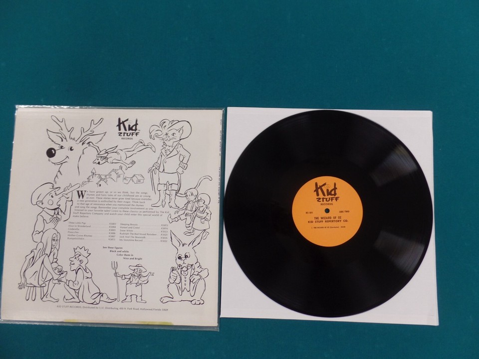 The Story of The Wizard of Oz - Vinyl LP - Kid Stuff - Record ***RARE ...