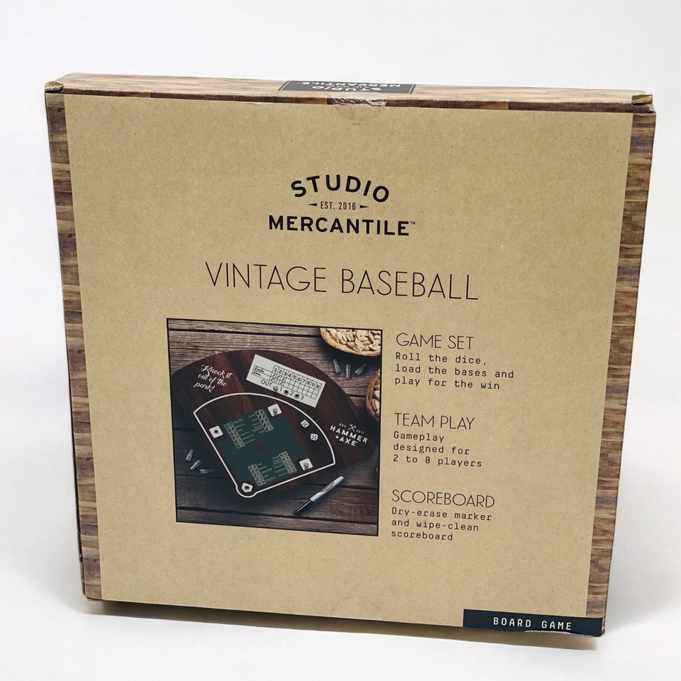 Studio Mercantile Vintage Baseball Board Game Set | eBay