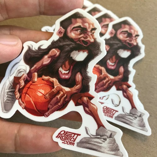 The BEARD | James Harden Die Cut Vinyl Sticker Decal | eBay