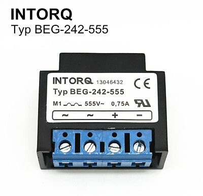INTORQ 13046432 Typ BEG-242-555 M1 555V~ 0,75A Brake rectifier | eBay