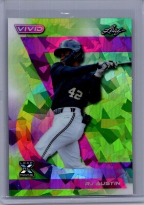 RJ Austin 2024 Leaf Vivid Baseball 1/1 Pre Production Proof | eBay