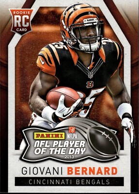 2013 Panini NFL Player of the Day #3 GIOVANI BERNARD Rookie Card ...