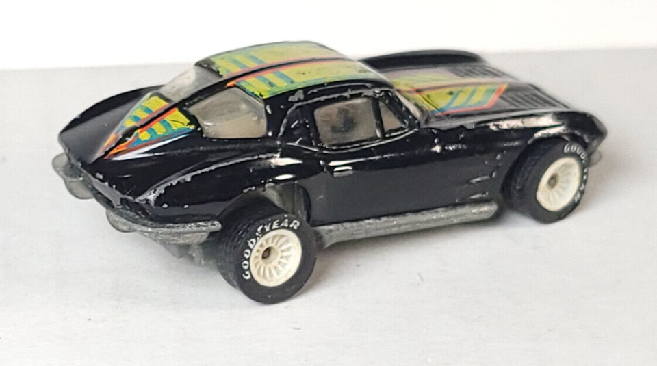 Hot Wheels loose '63 Corvette Split Window black Hi-Raker Real Riders ...