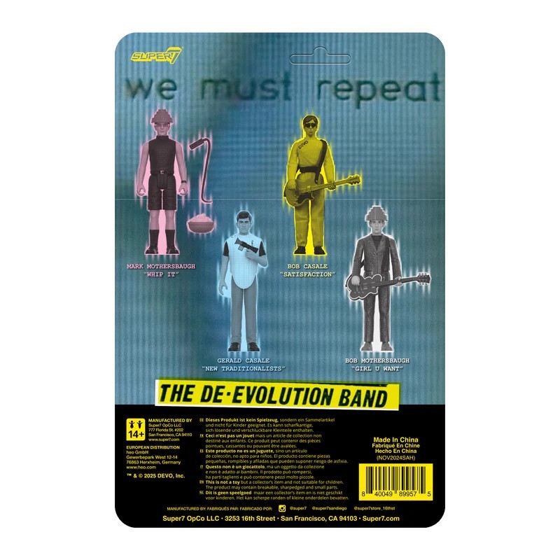 Devo Booji Boy Super7 Reaction Action Figure | eBay