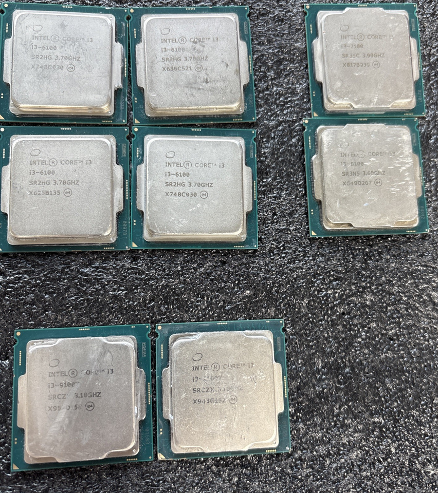 Lot of 11 - Intel Core i3 Series CPUS i3-6100+ - *Untested** Lot 2 | eBay