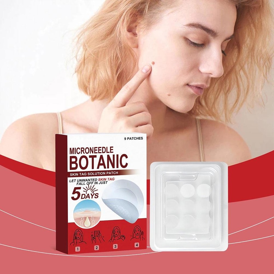 1/2/3 Box MICRONEEDLE BOTANIC Skin Tag & Acne Patch Skin Tag Remover ...