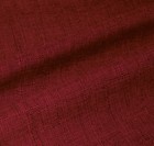 Qh15n Deep Red Thick Cotton Blend Round Cushion Cover/Pillow Case ...