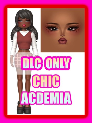 Dress To Impress *DLC CODE ONLY* - CHIC ACADEMIA - Messaged ASAP - DTI ...