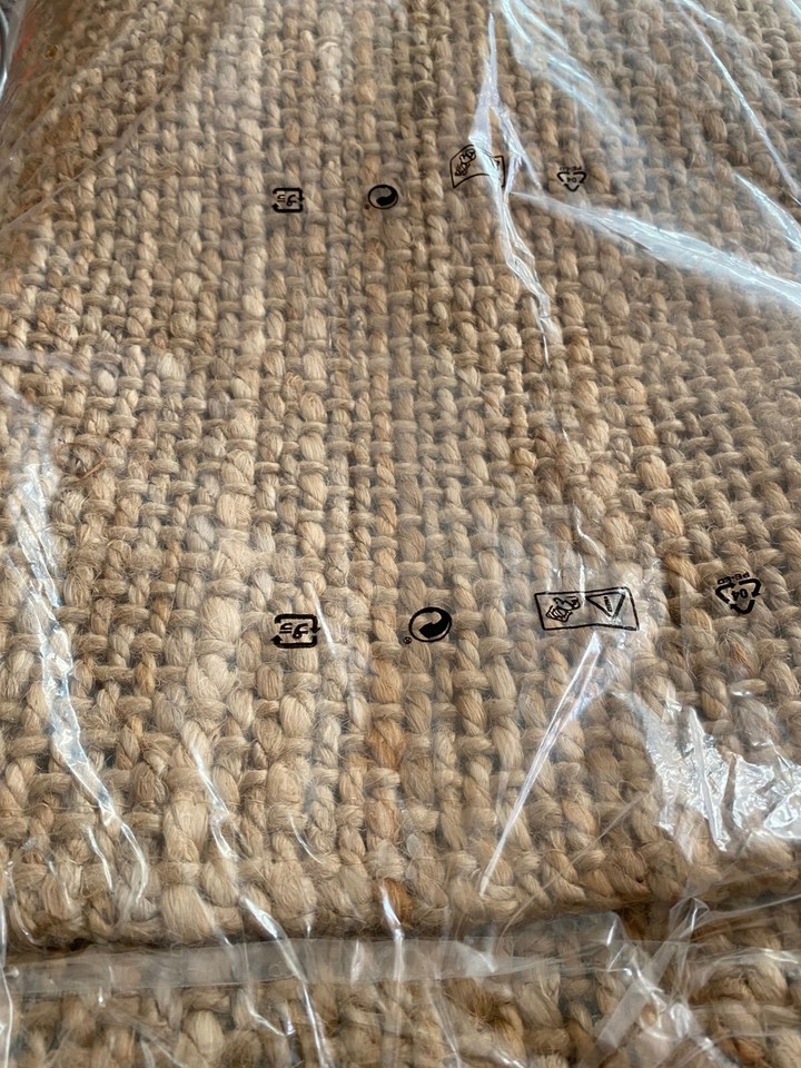 IKEA Flatwoven Large Thick Natural Rug Carpet Flooring Natural 120x180 ...